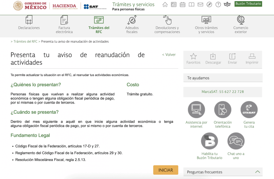 ¿Cómo actualizar mi RFC en este año del 2023 ante el SAT?