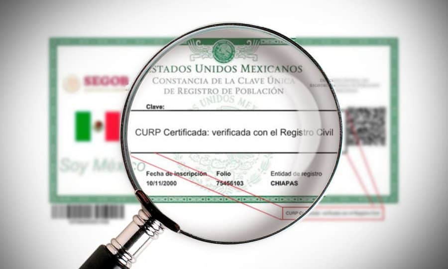 ¿Qué es la certificación del CURP, el registro único?