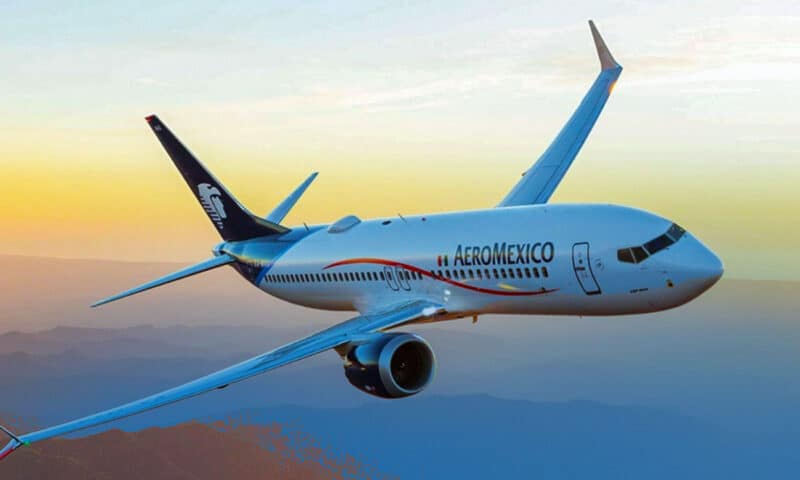 Aviones de Aeroméxico generaron eficiencias del 40% en 2022