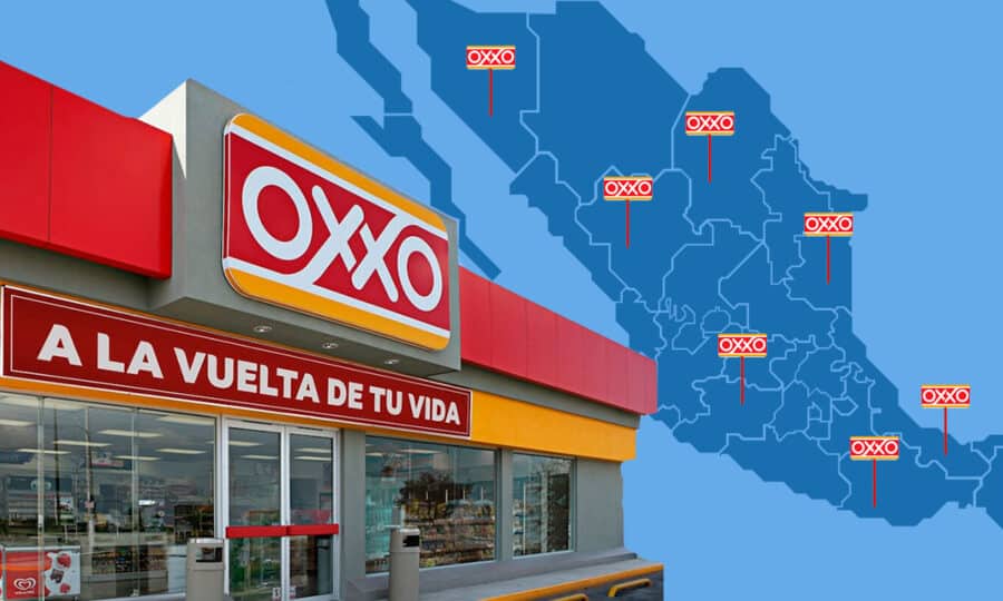 ¿Cuántas tiendas Oxxo hay en México en febrero de 2024?