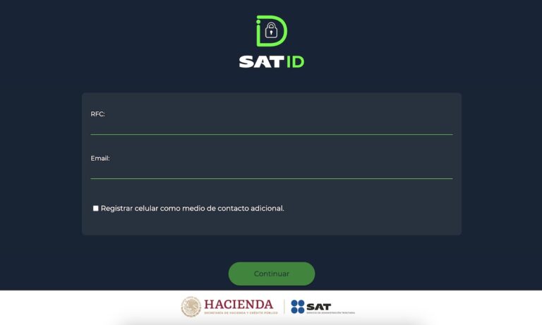 SAT: ¿Cómo sacar la contraseña en el SAT ID?