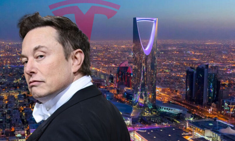 Tesla podría instalar una planta en Arabia Saudita