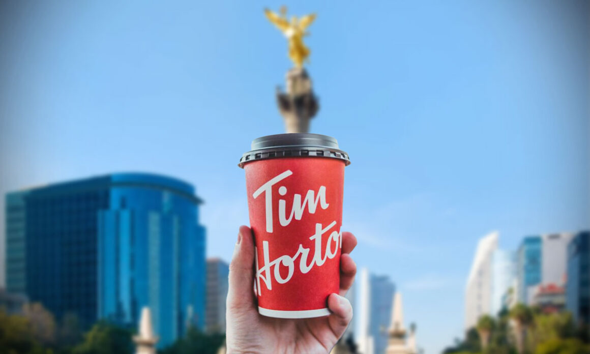 ¿Cuál es y dónde está la primera cafetería Tim Hortons en México?