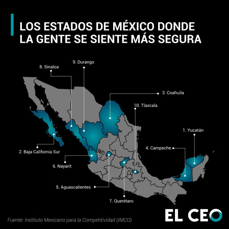 Los 10 estados más competitivos de México en 2023