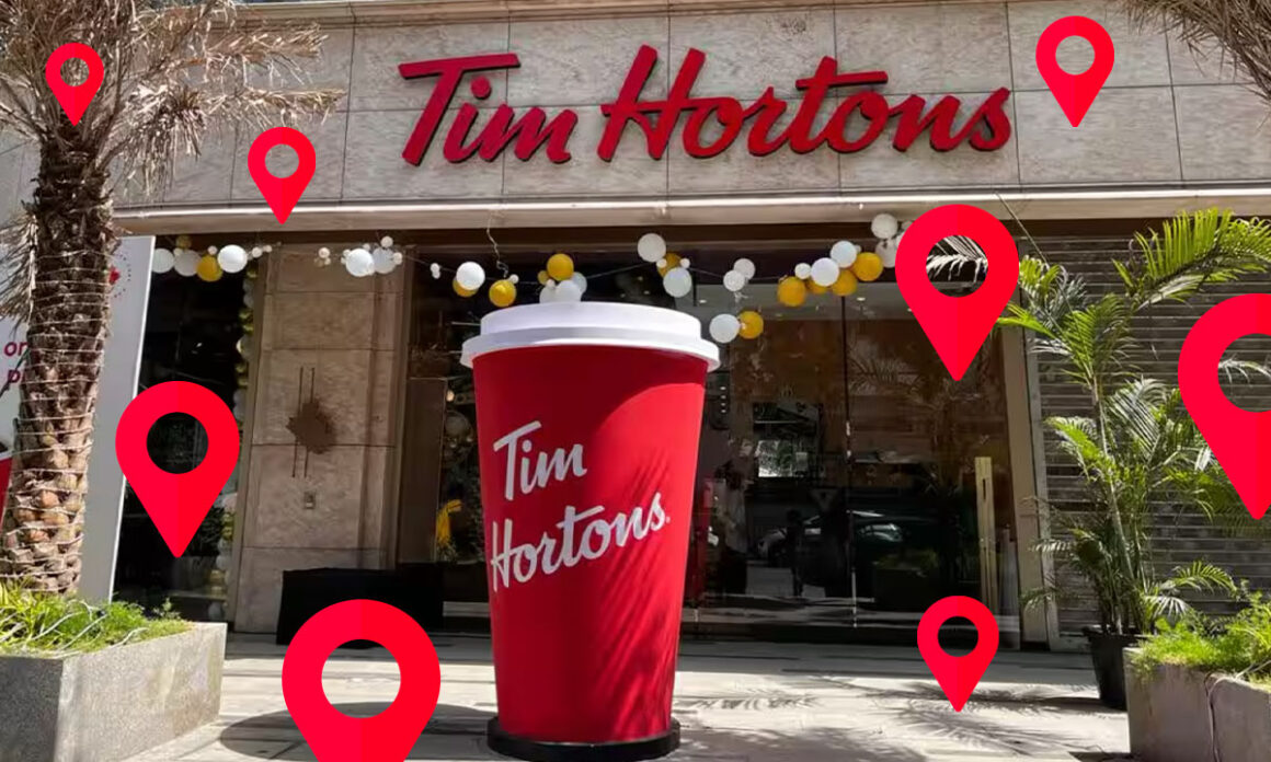 ¿Cuántas sucursales hay de Tim Hortons en México?