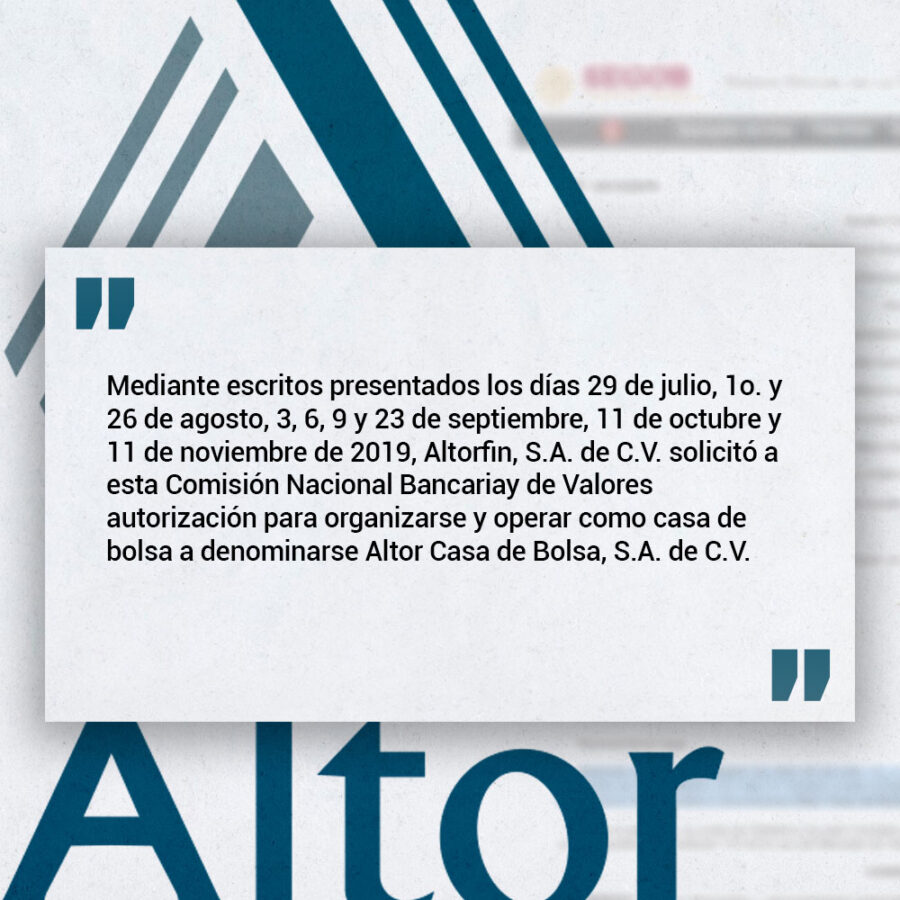 Altor Casa de Bolsa, el negocio de una familia arropada por la 4T