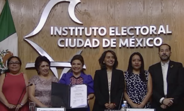 Clara Brugada recibe constancia como Jefa de Gobierno electa de la CDMX