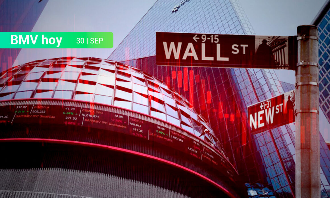 ¿Cómo operan la BMV y Wall Street este lunes 30 de septiembre de 2024?