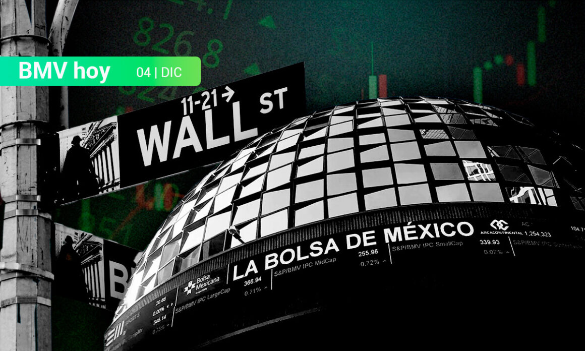 ¿Cómo operan la BMV y Wall Street este miércoles 4 de diciembre de 2024?