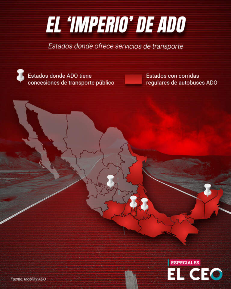 La 'ruta' de ADO para dominar los autobuses de pasajeros al sur de México