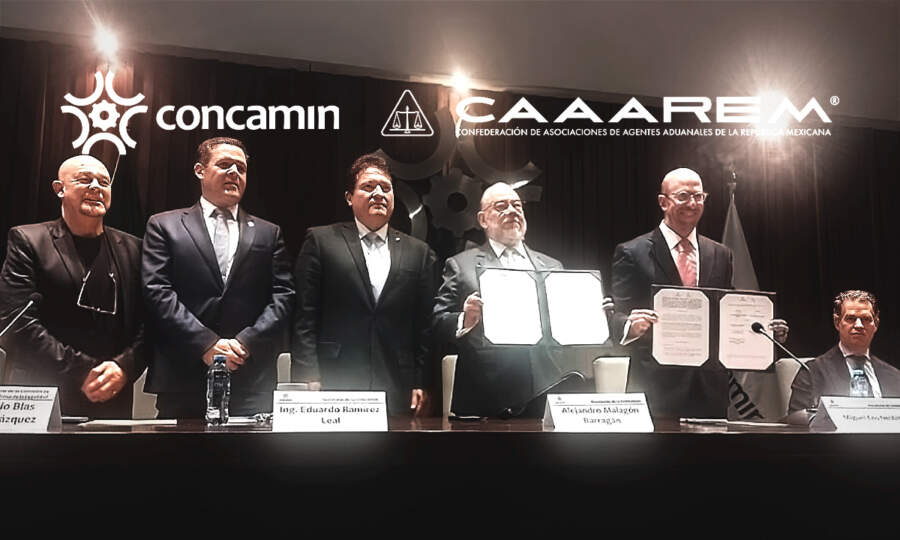 Concamin y Caaarem firman convenio de colaboración