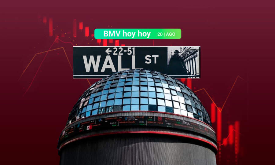 ¿Cómo operan la BMV y Wall Street este miércoles 20 de agosto de 2025?