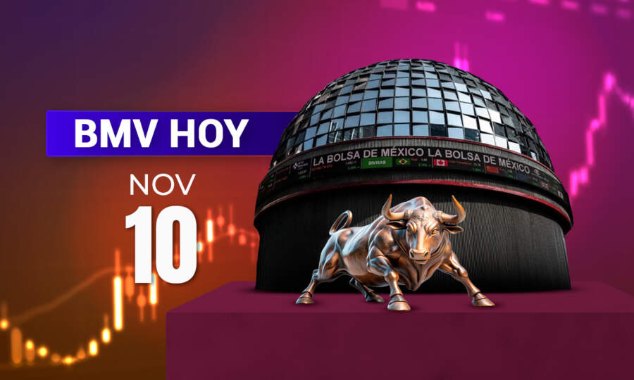 ¿Cómo operan la BMV y Wall Street este lunes 10 de noviembre de 2025?